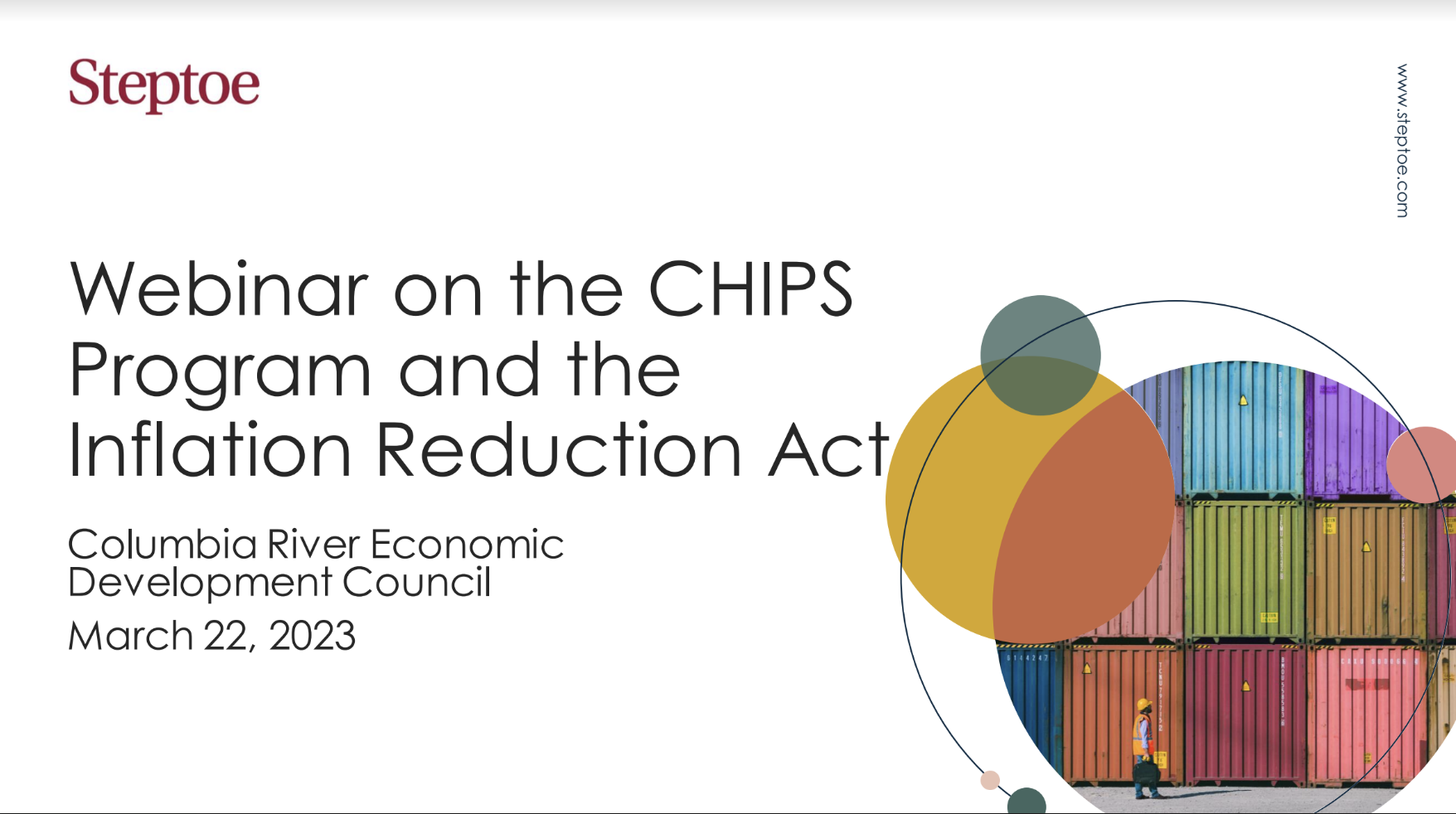 Webinar on the CHIPS Program and the Inflation Reduction Act